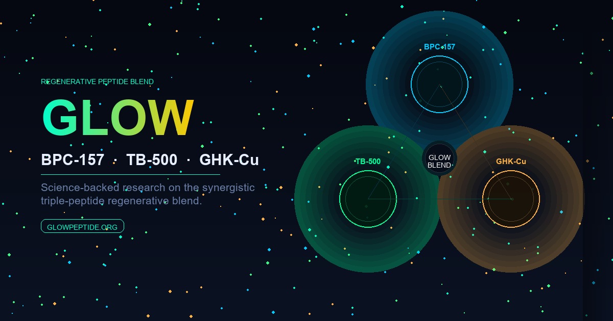 GLOW Peptide — BPC-157, TB-500 & GHK-Cu | GlowPeptide.org